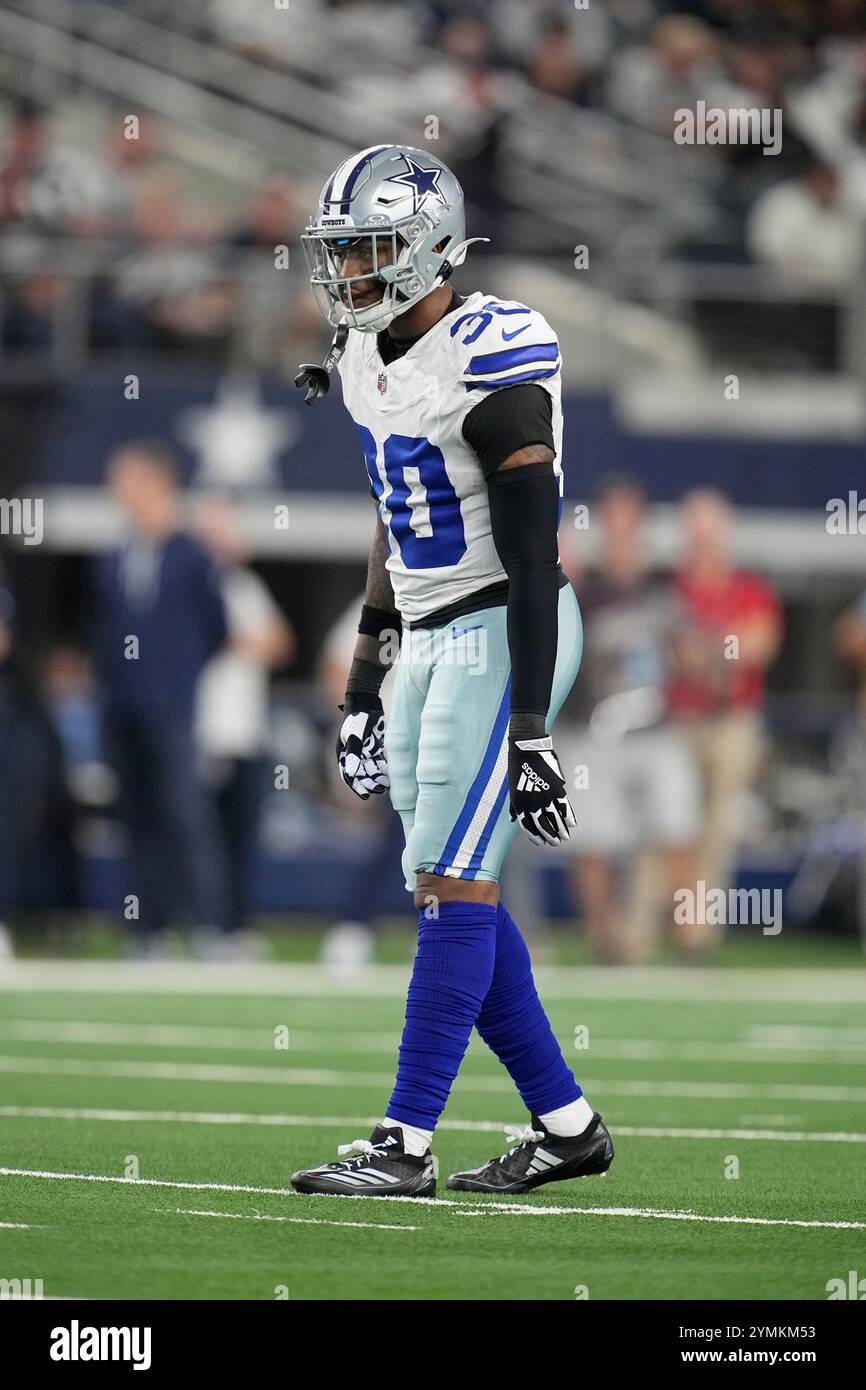Dallas Cowboys safety Juanyeh Thomas lines up against the Houston ...