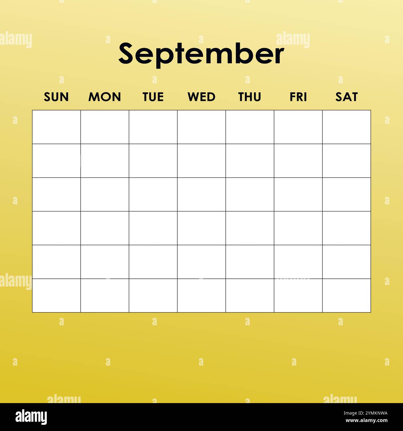 September. Calendar planner. Corporate week. Template layout, 12 months ...