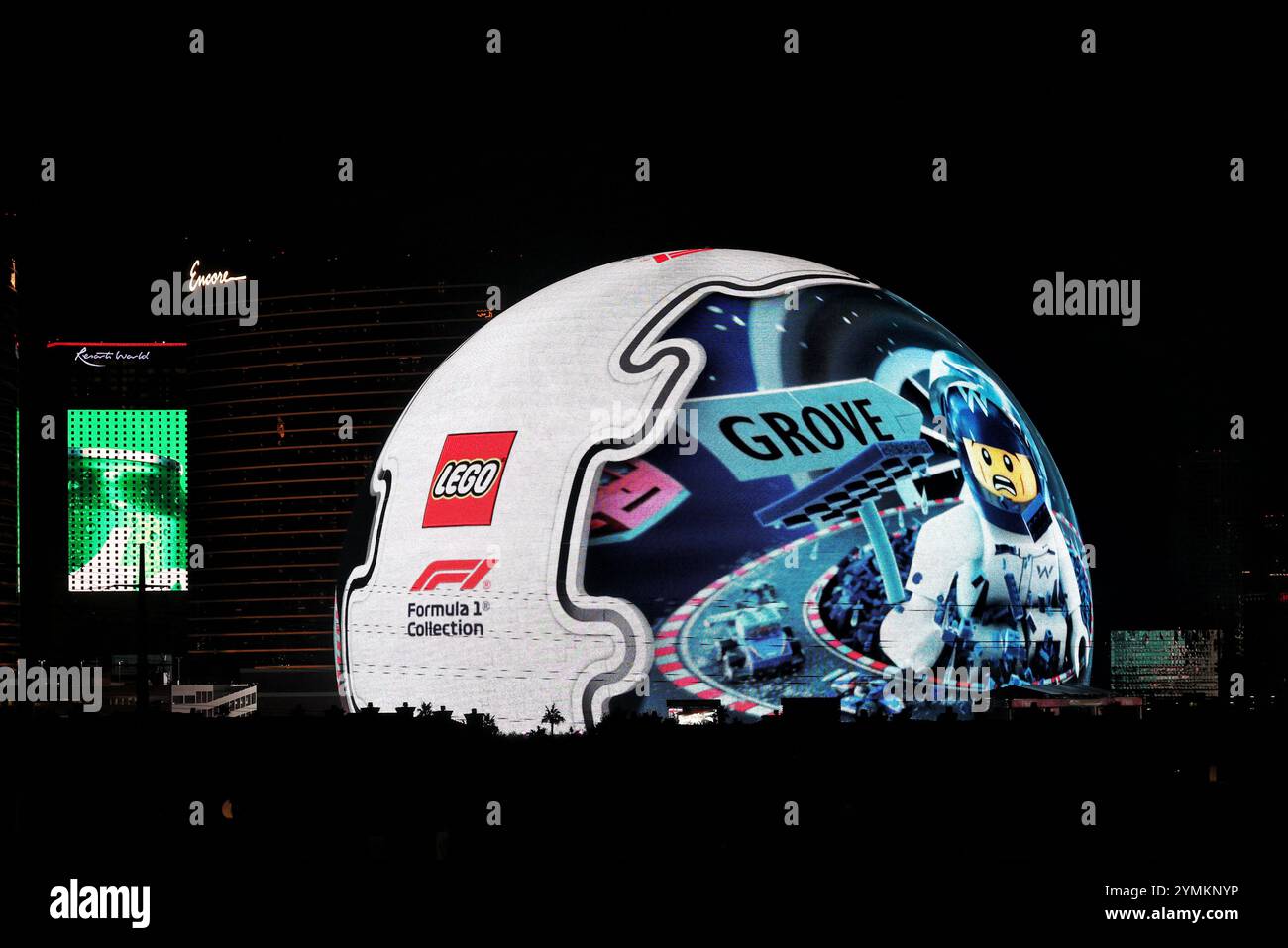 Las Vegas, USA. 21st Nov, 2024. Circuit atmosphere - Sphere, Williams ...
