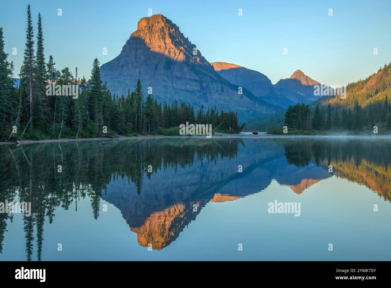 USA,Montana,Waterton-Glacier International Peace Park, Glacier National ...