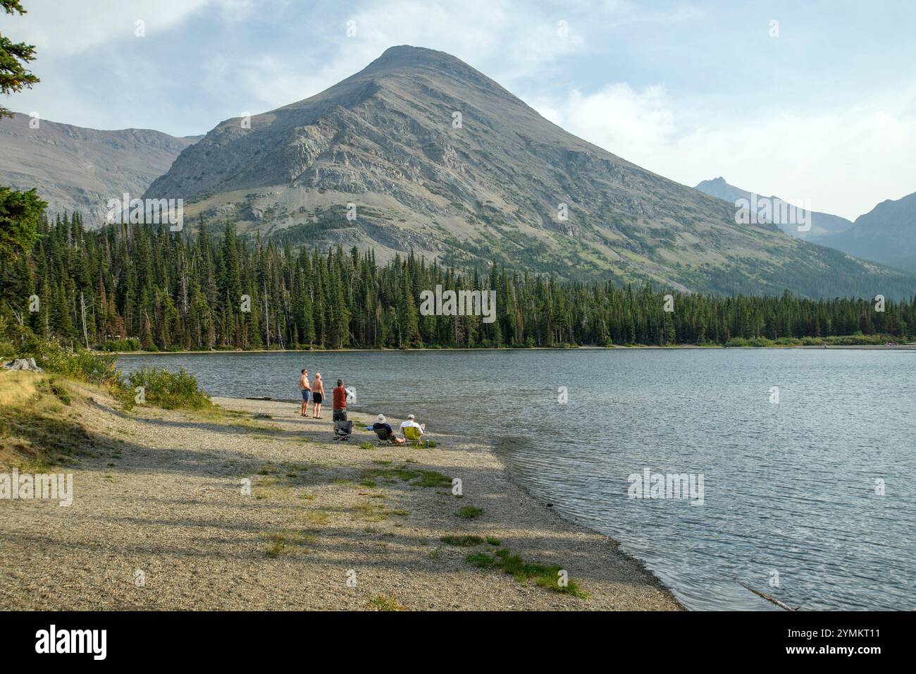 USA, Montana, Waterton Glacier International Peace Park, Glacier ...