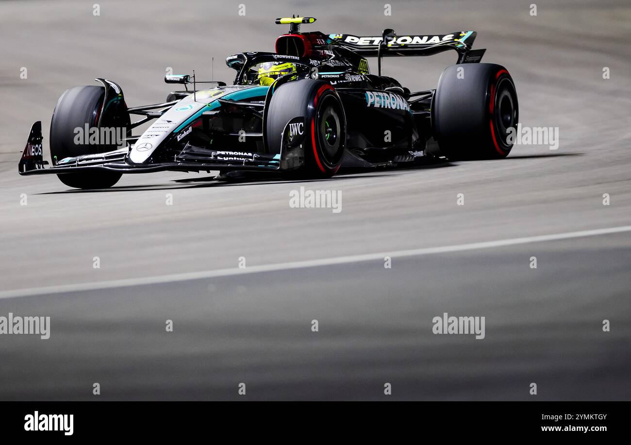 Las Vegas, USA. 22nd Nov, 2024. LAS VEGAS - Lewis Hamilton (Mercedes ...