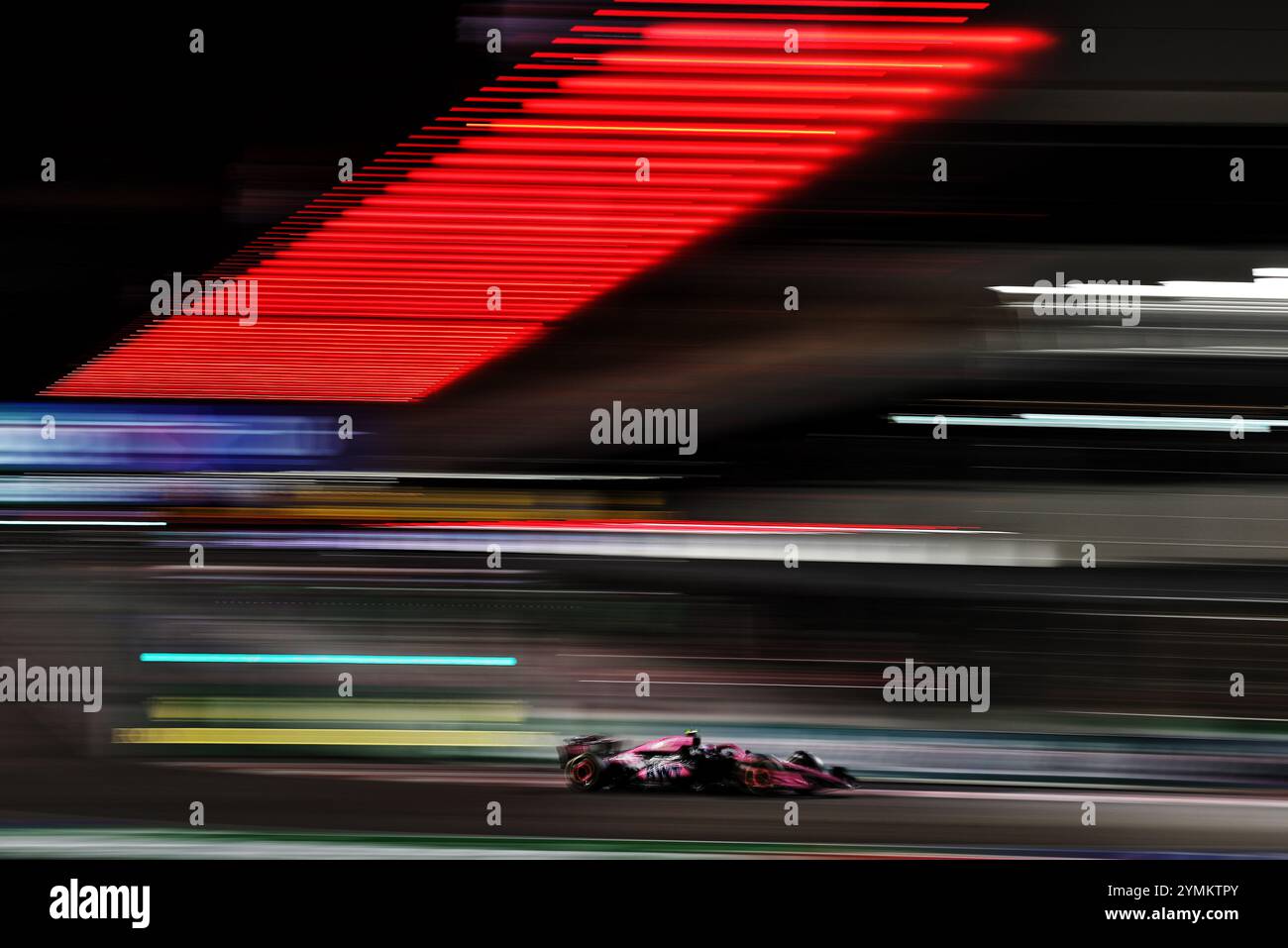 Las Vegas, USA. 21st Nov, 2024. Pierre Gasly (FRA) Alpine F1 Team A524 ...