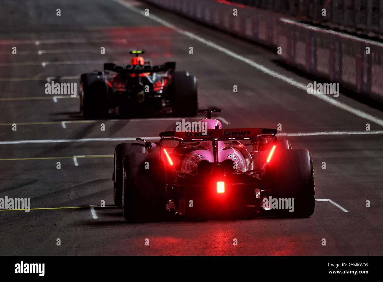 Las Vegas, USA. 21st Nov, 2024. Esteban Ocon (FRA) Alpine F1 Team A524 ...