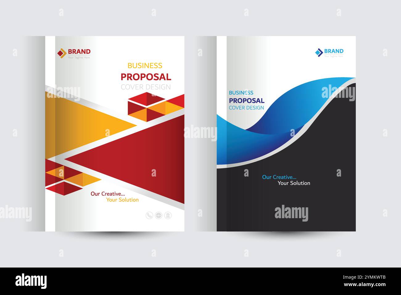 Corporate Business Proposal Catalog cover Design Template concept adept ...