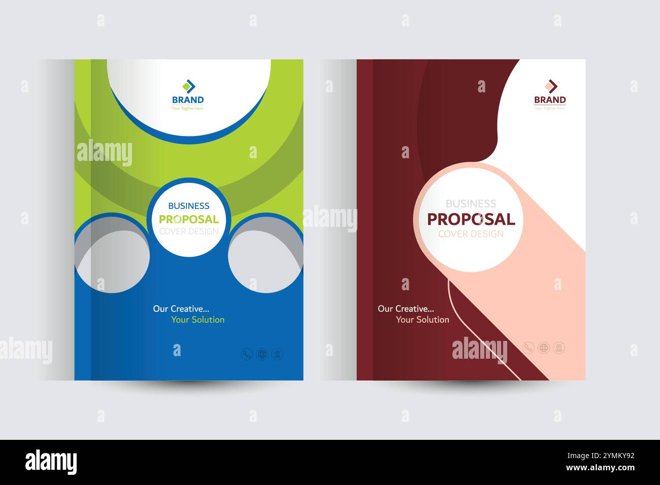 Corporate Business Proposal Catalog cover Design Template concept adept ...
