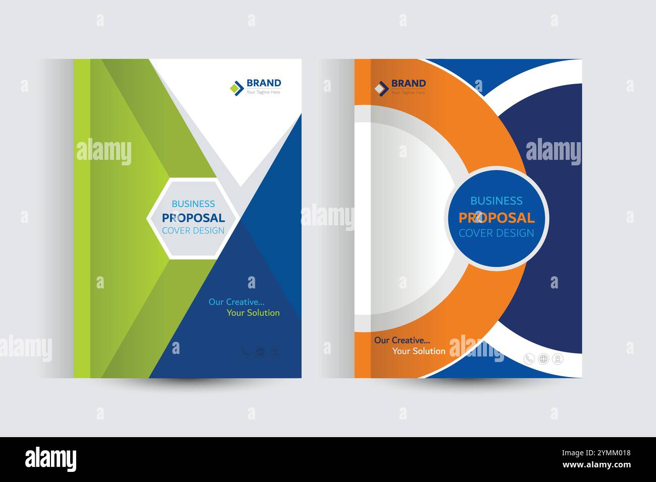 Corporate Business Proposal Catalog cover Design Template concept adept ...