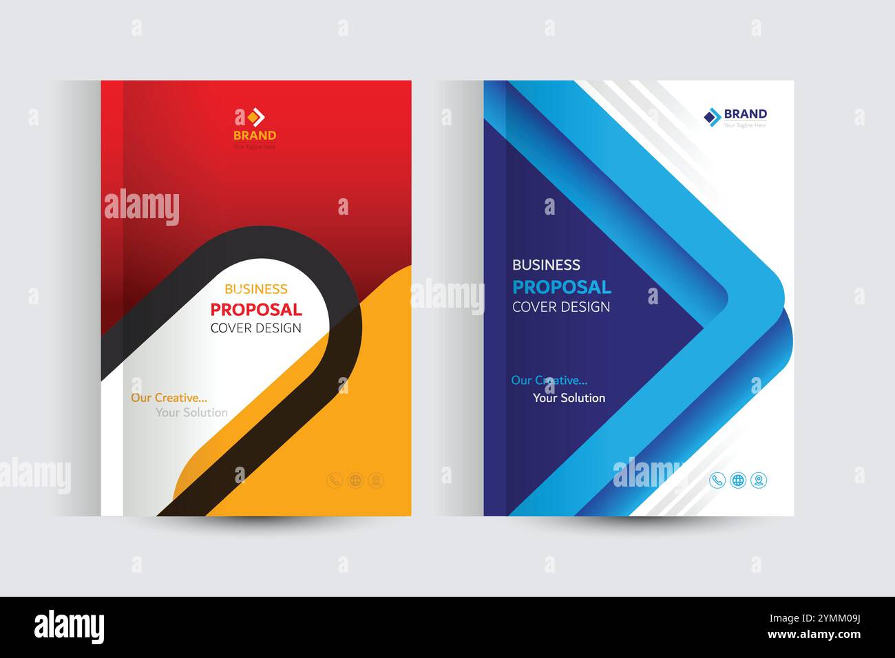 Corporate Business Proposal Catalog cover Design Template concept adept ...