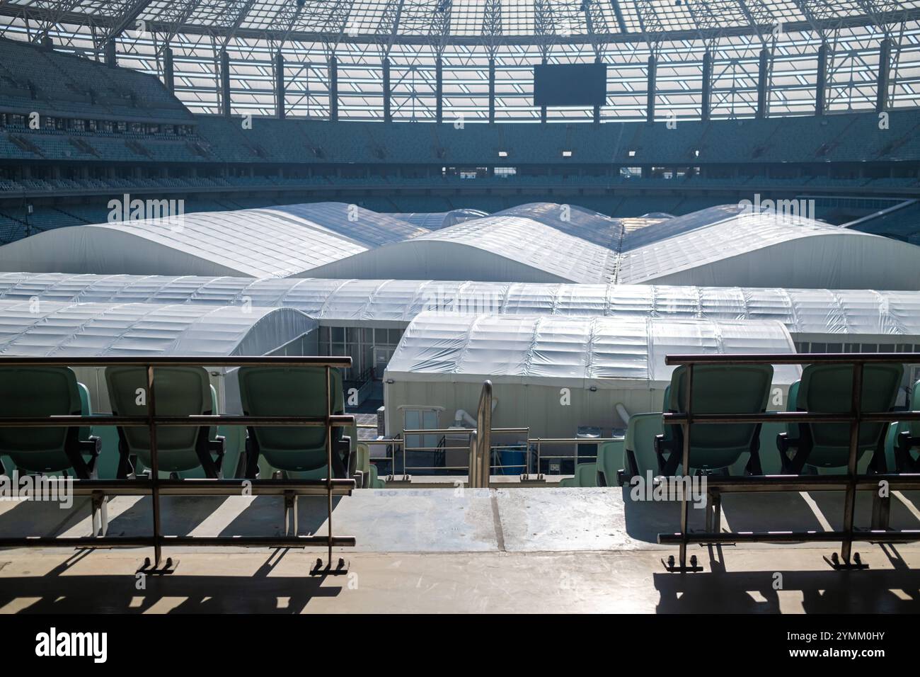 COP29 in Baku Azerbaijan, Baku am 21.11.2024: Ein Blick auf das innere ...