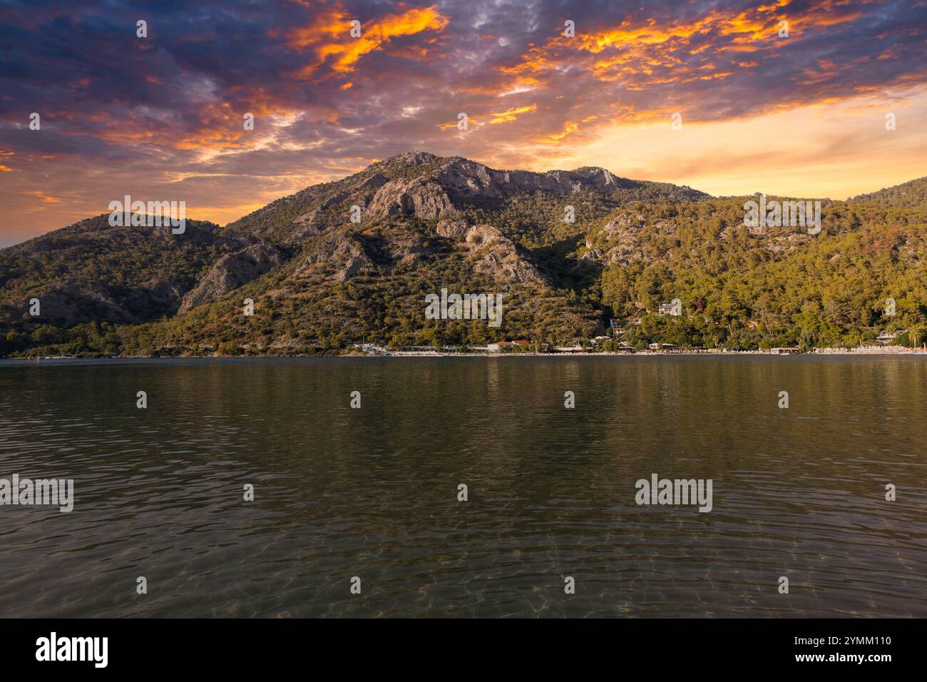 Mugla, Fethiye - Turkiye - 18 October 2024: View of The Beach Near ...