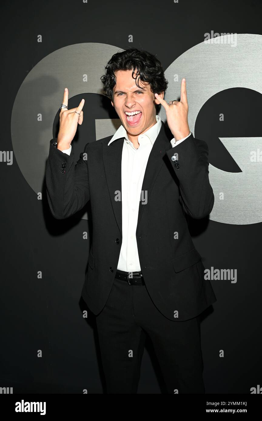 Alexis Omman attends the black carpet for the GQ Men Of The Year awards ...