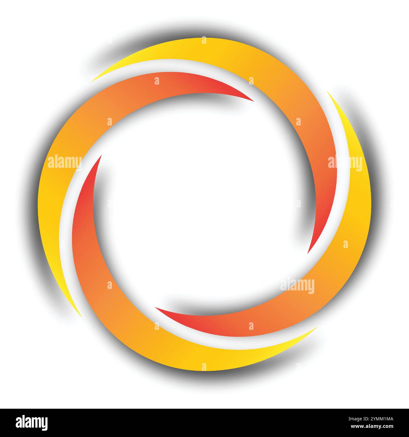 The abstract colorful circular logo design Stock Vector Image & Art - Alamy