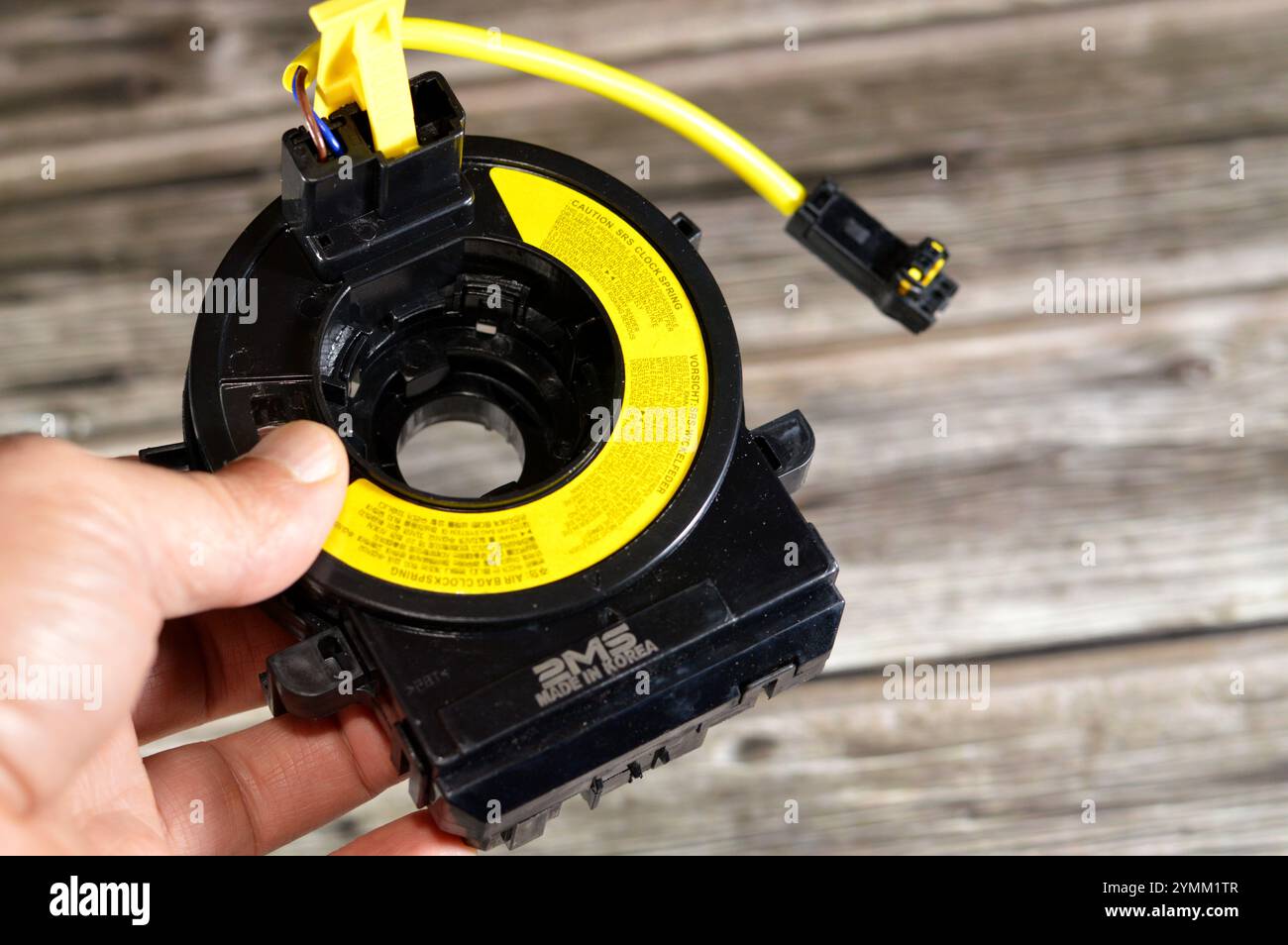 Cairo, Egypt, November 15 2024: BMS Airbag spiral cable clock spring ...