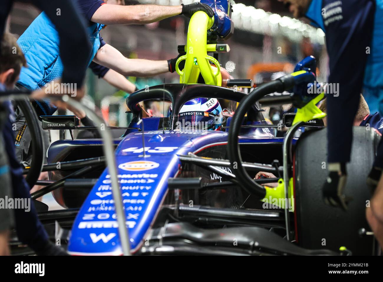 Las Vegas, NV, USA. 21st Nov, 2024. Williams driver Franco Colapinto ...