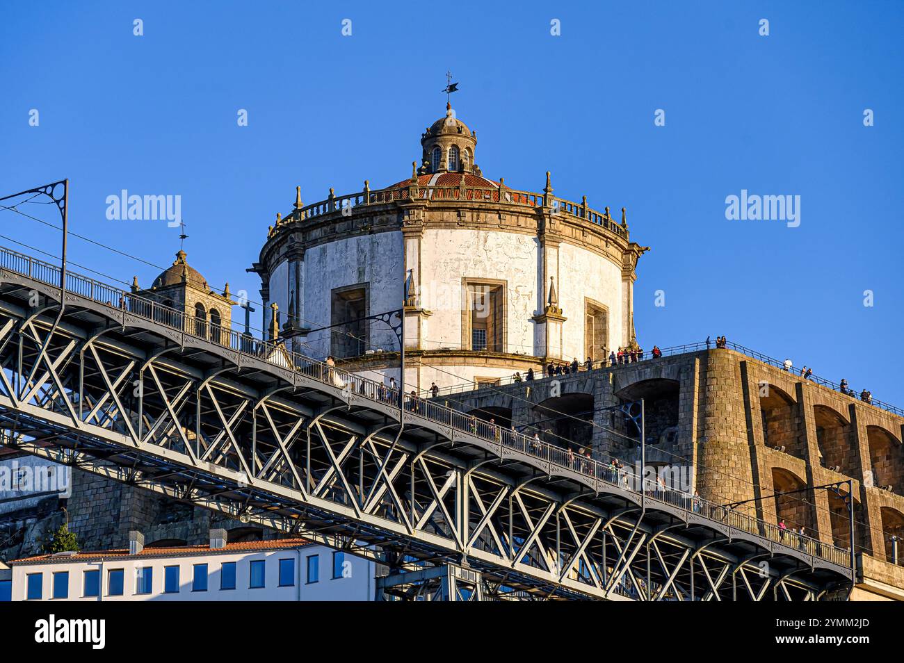 Porto, Portugal - July 25, 2024: Luis I Bridge. Architectural dome of ...