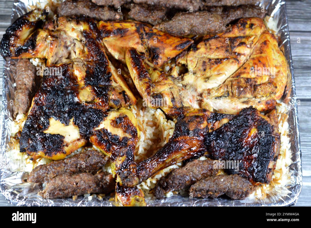 Traditional Arabic cuisine food beef Kofta kufta shish, minced meat ...