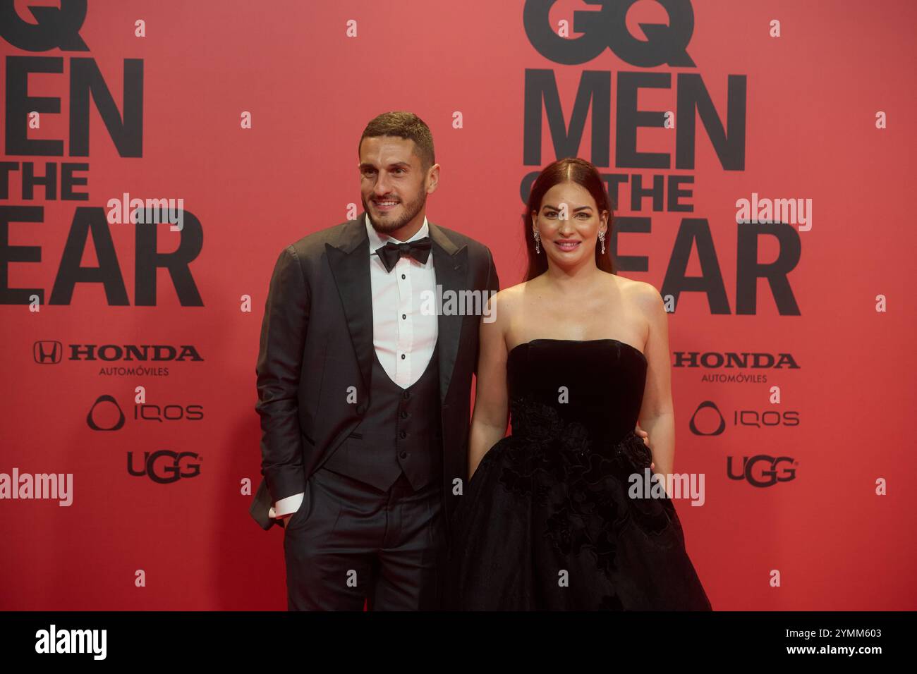 Madrid, Spain. 21st Nov, 2024. Koke and his wife attend the GQ Men of ...