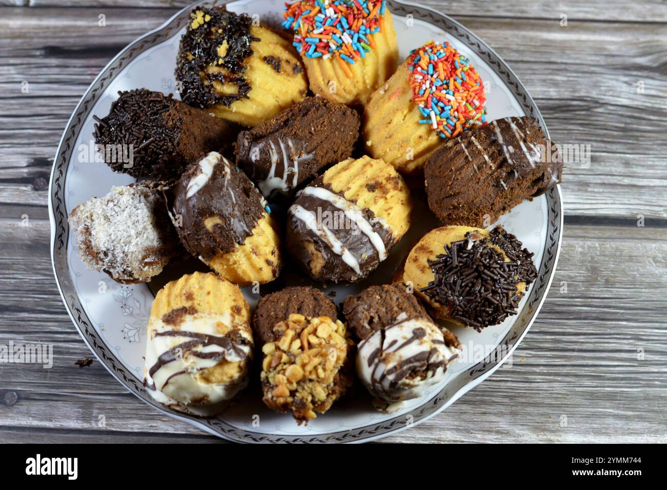 Traditional Arabic cookies for celebration of Islamic holidays of El ...
