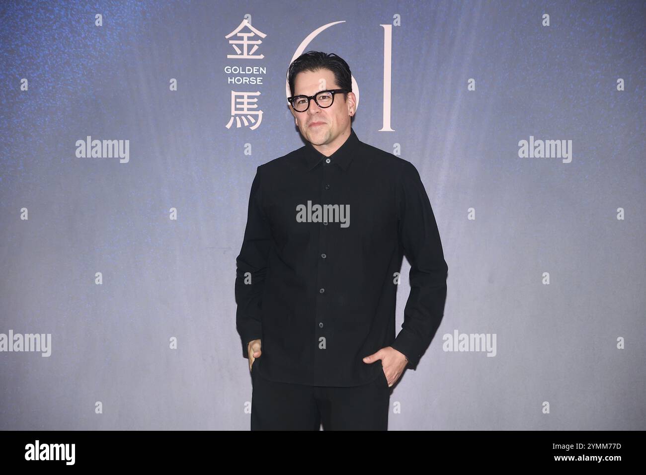 TAIPEI, CHINA - NOVEMBER 22, 2024 - Actor Jonathan Wang attends the ...