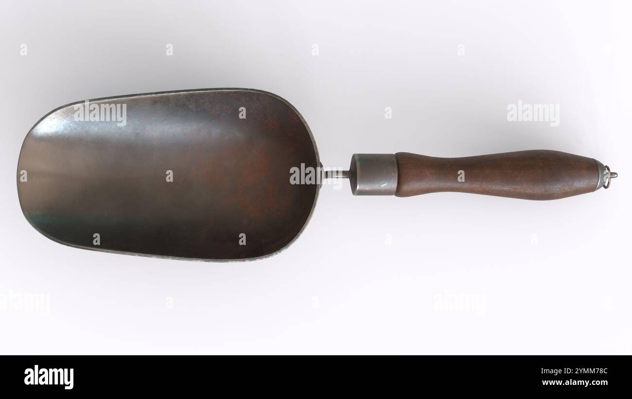 grain scoop with white background Stock Photo - Alamy