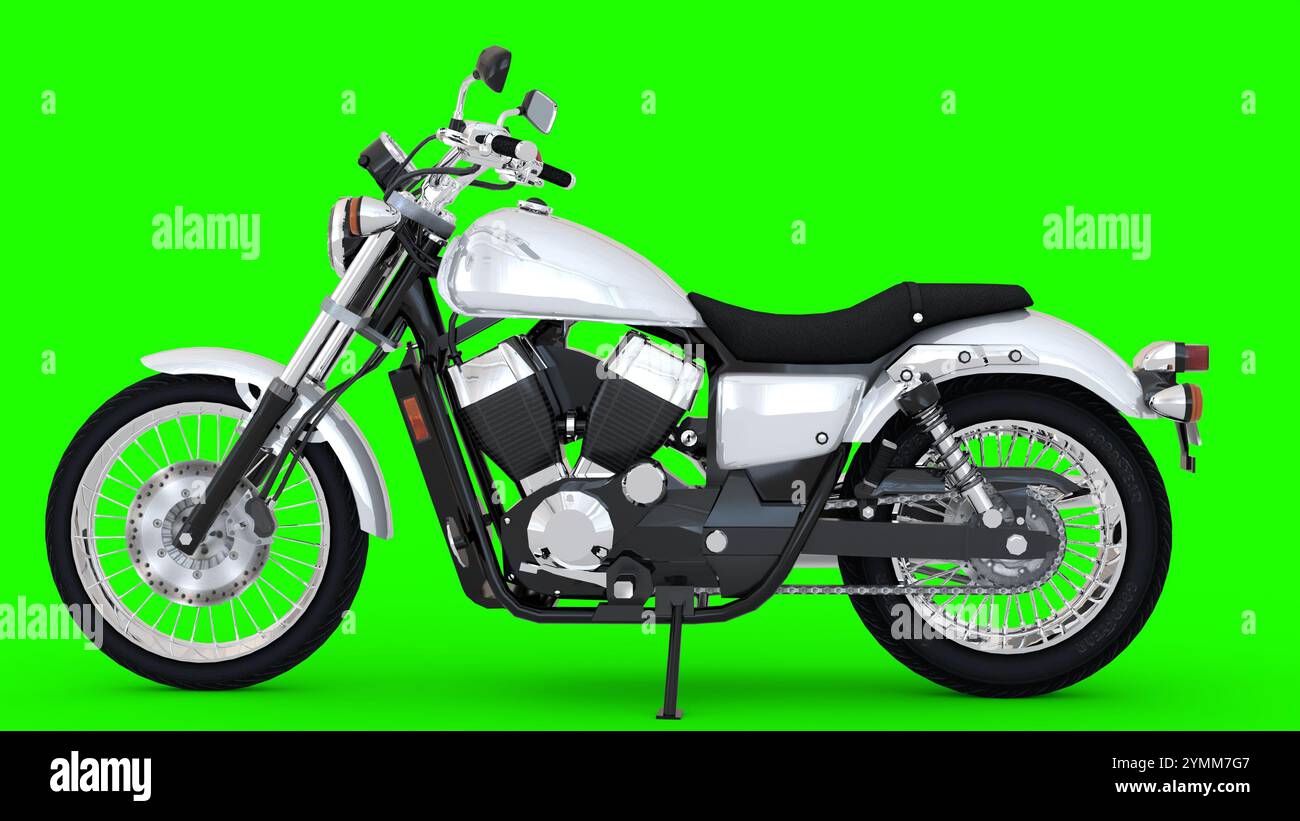 two wheeler superbike with green background Stock Photo - Alamy