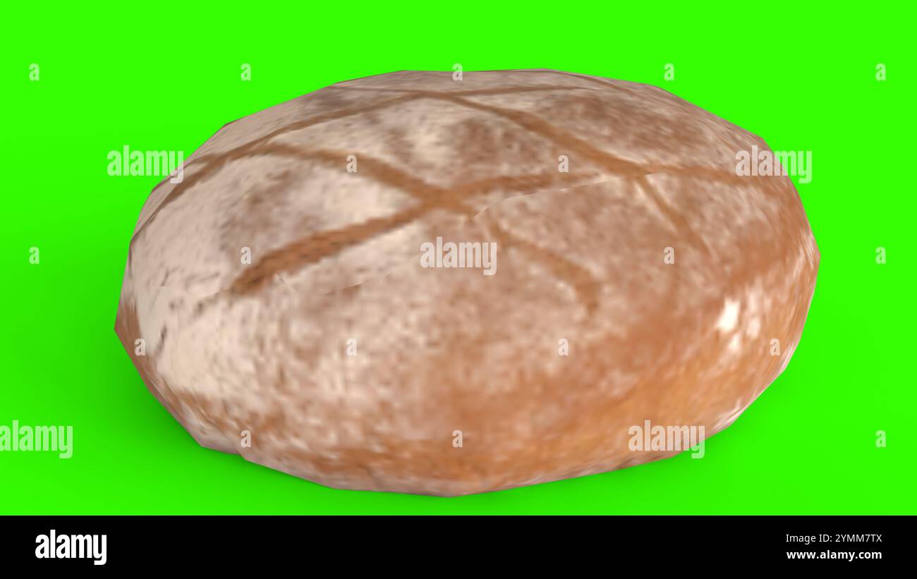 bread with green background Stock Photo - Alamy