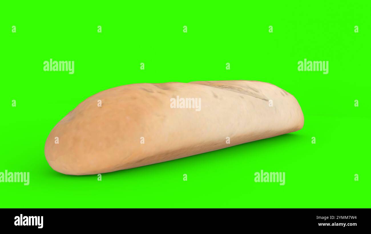 bread with green background Stock Photo - Alamy