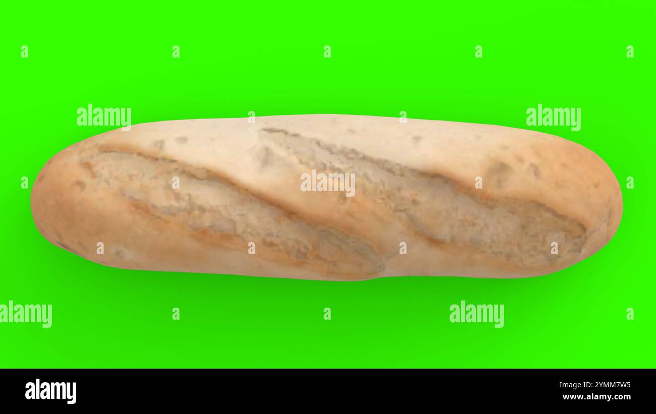 bread with green background Stock Photo - Alamy