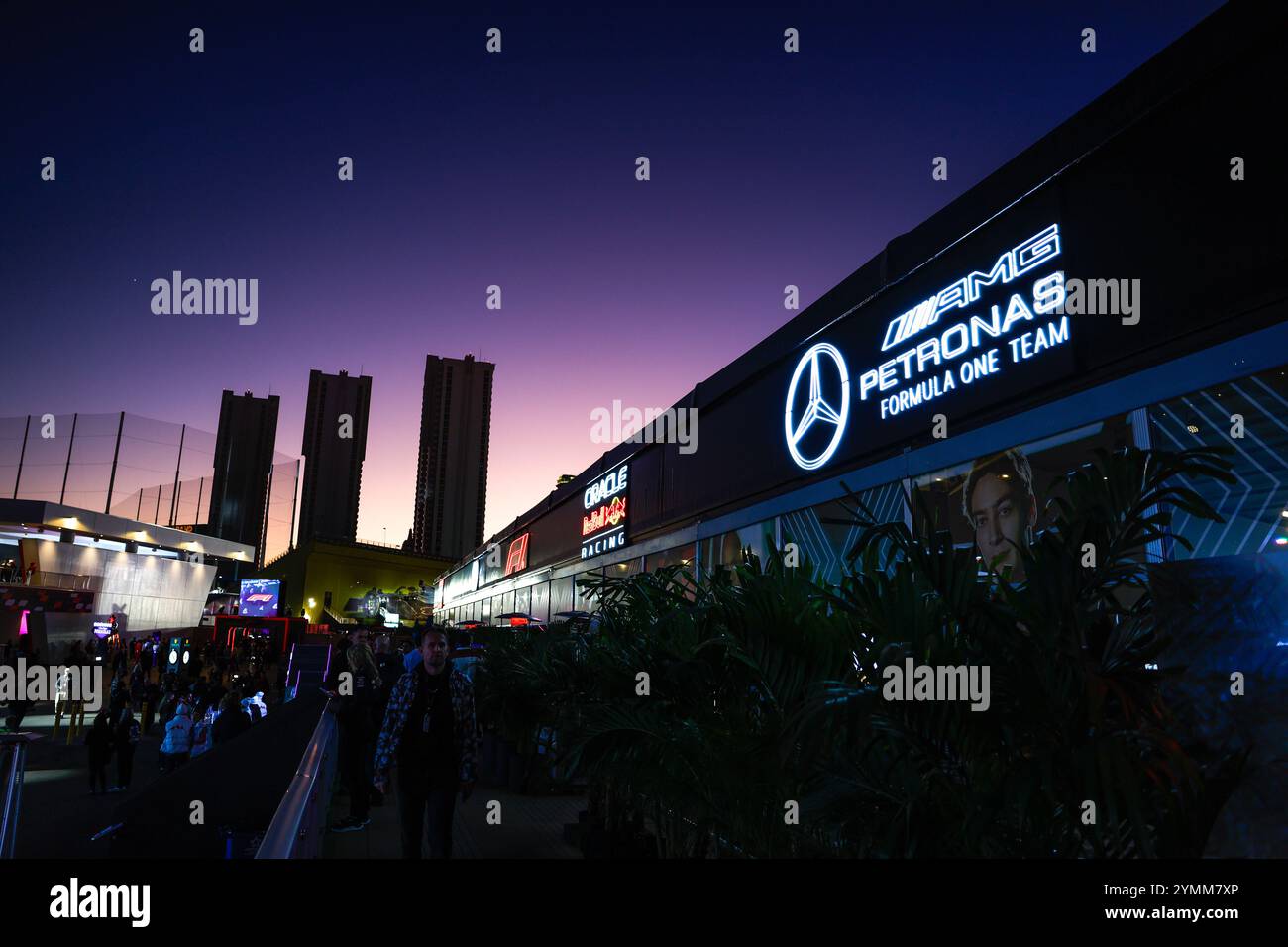 Paddock ambiance during the Formula 1 Heineken Silver Las Vegas Grand ...