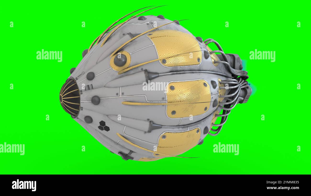 personal space pod with green background Stock Photo - Alamy