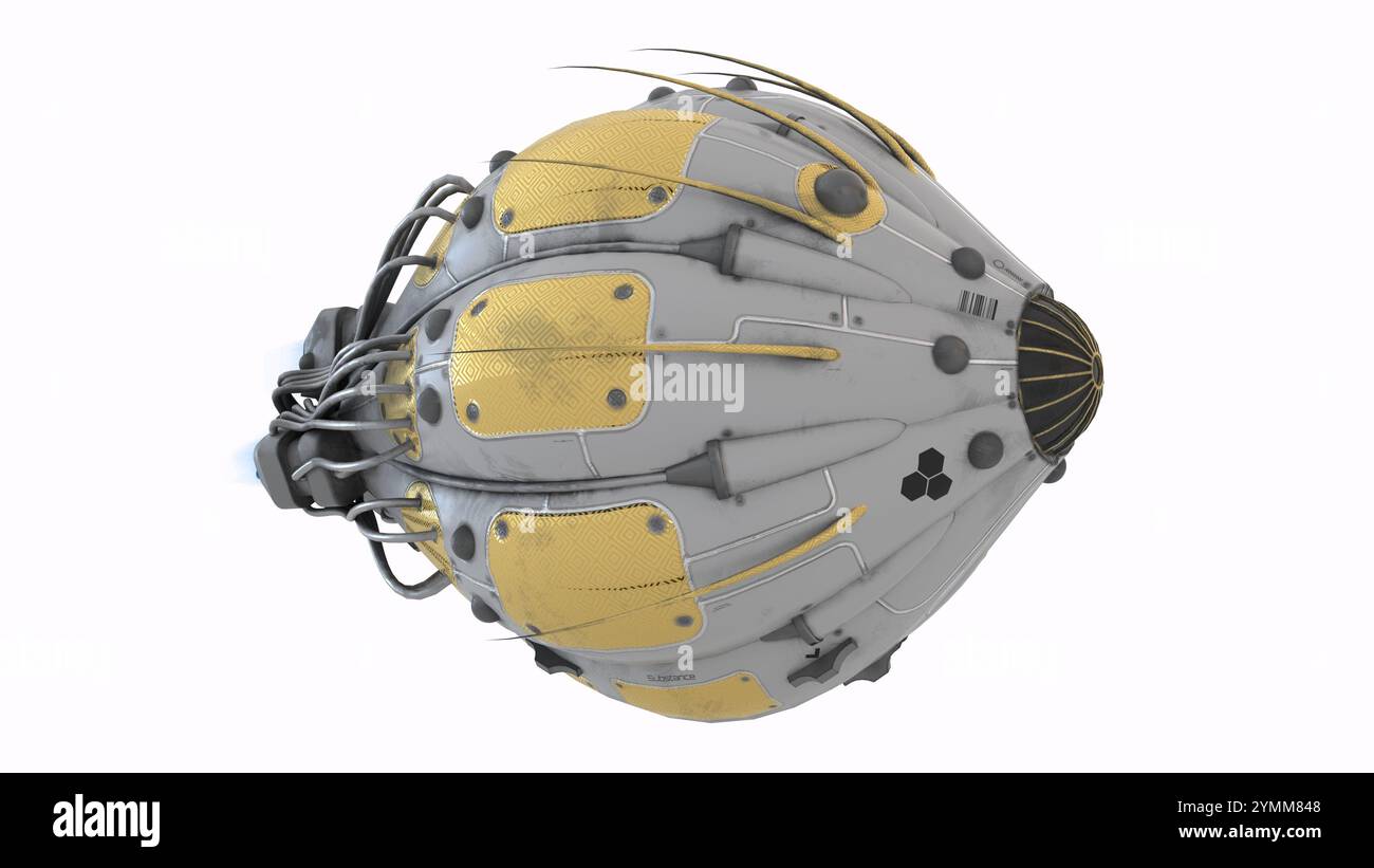 personal space pod with white background Stock Photo - Alamy