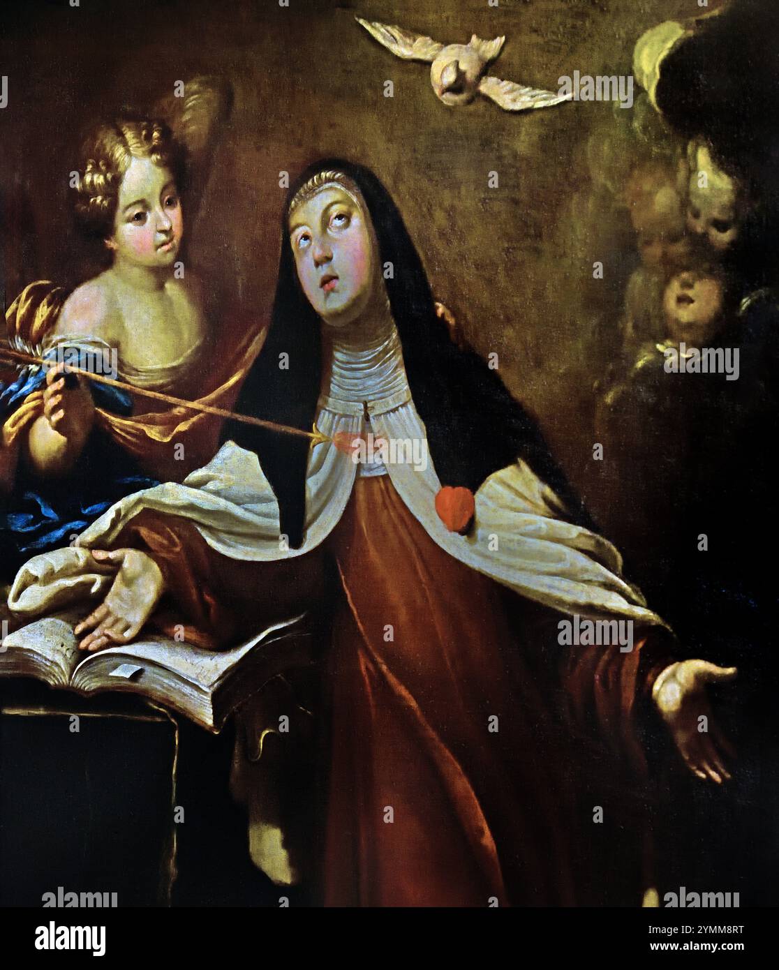 The Transverberation of Saint Therese 1694 by Antoni Guerra Le Vieux ...