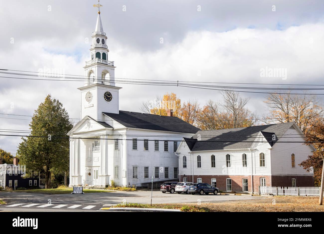 church in the small town of templeton Massachusetts usa Stock Photo - Alamy