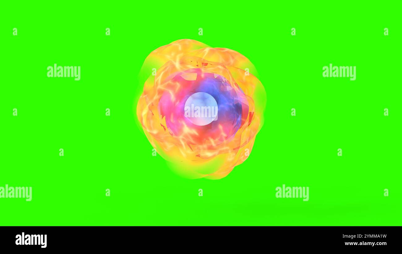 Green glowing high energy hi-res stock photography and images - Alamy