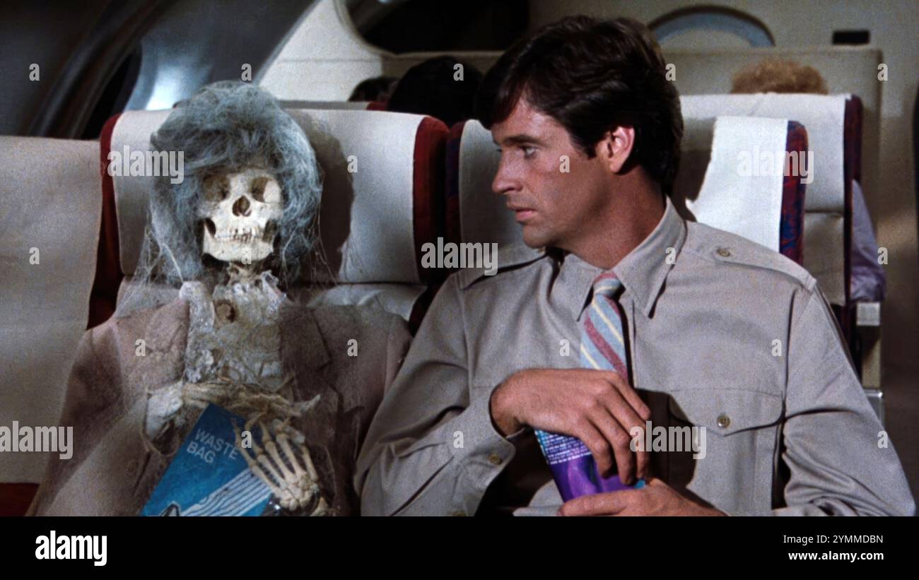 ROBERT HAYS in AIRPLANE! (1980), directed by JIM ABRAHAMS and DAVID ...