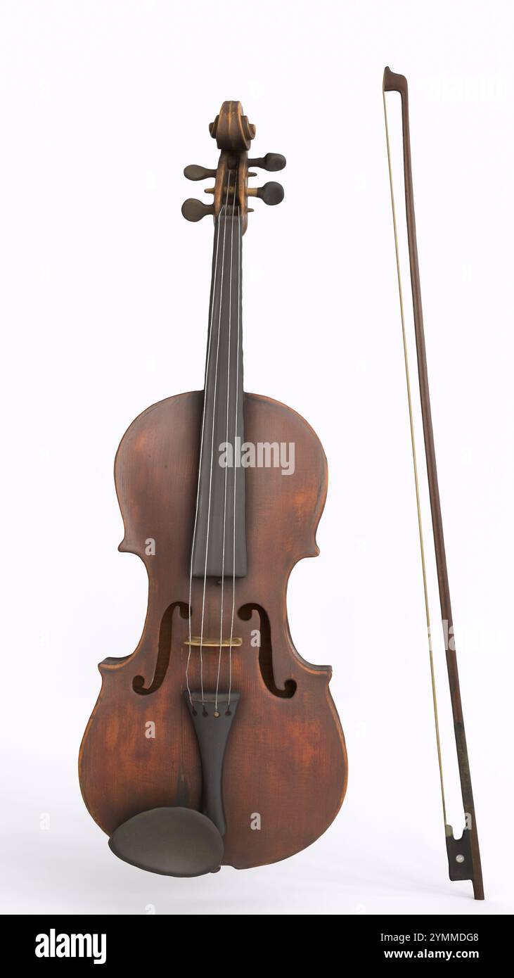 violin with white background Stock Photo - Alamy