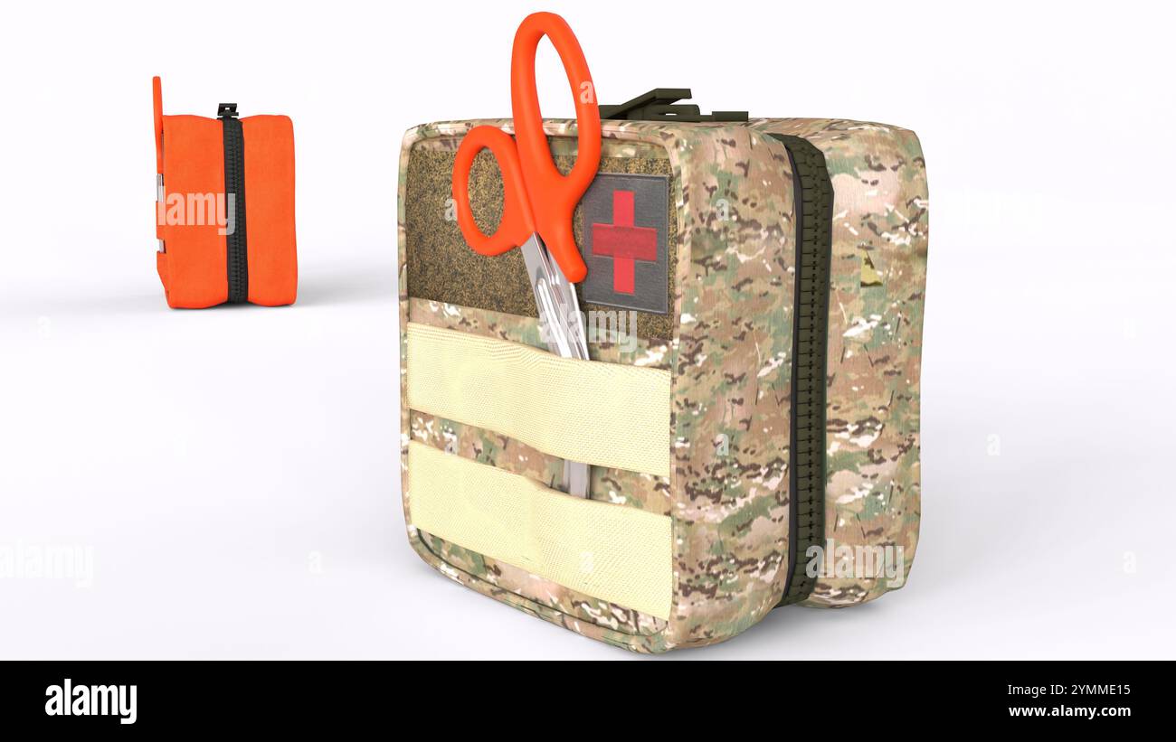 Survival first aid kit Cut Out Stock Images & Pictures - Alamy