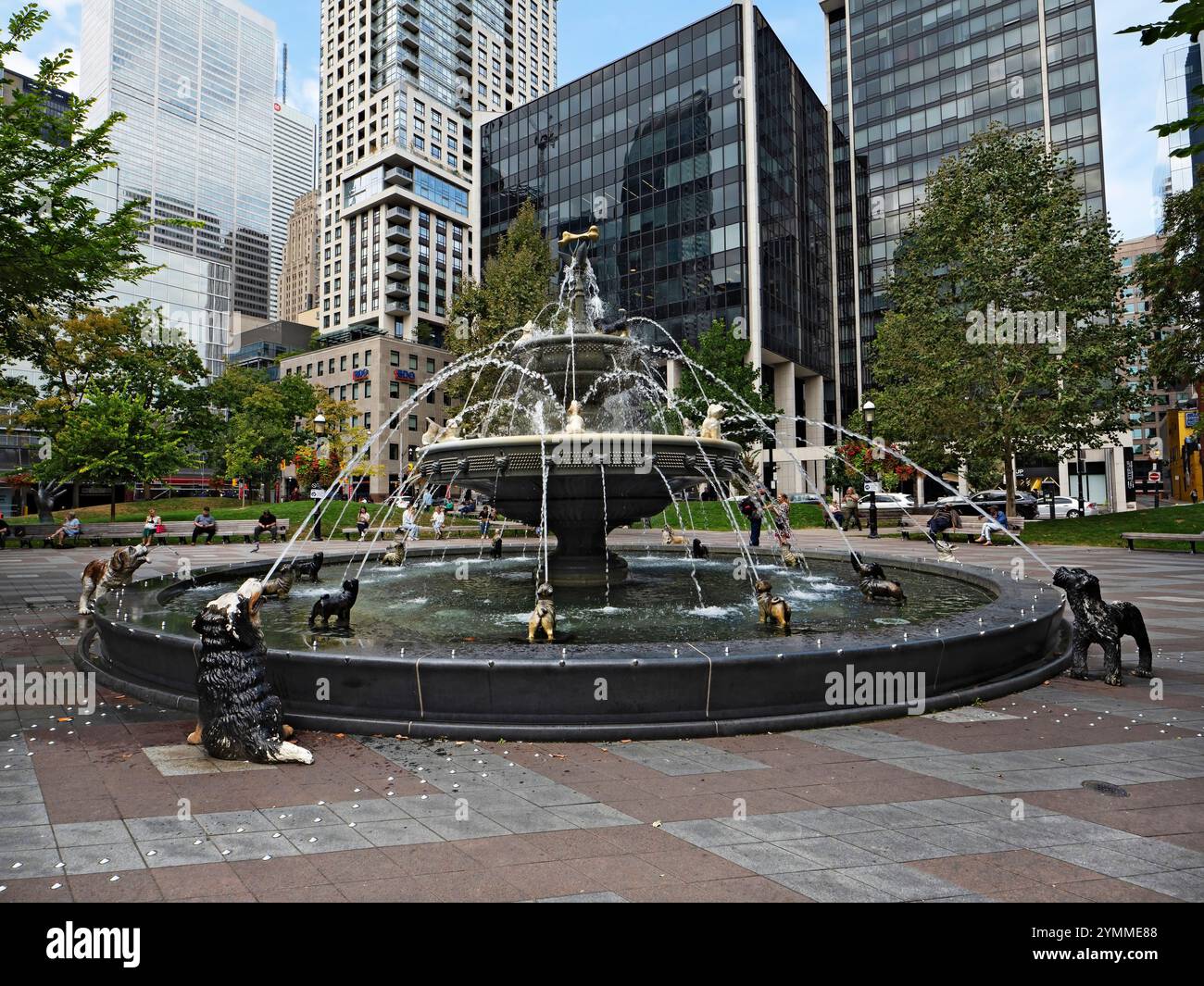 Berczy park fountain hi-res stock photography and images - Alamy