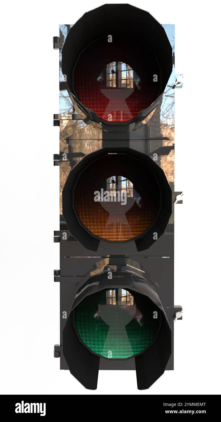 Red traffic signal vector Cut Out Stock Images & Pictures - Alamy