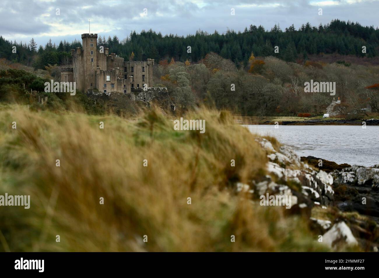 Dunvegan Castle on the Isle of Skye, Scotland, United Kingdom, is ...