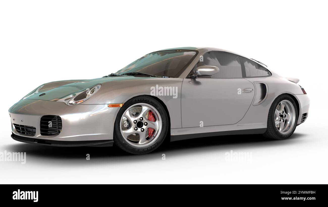 Sports car white background hi-res stock photography and images - Alamy