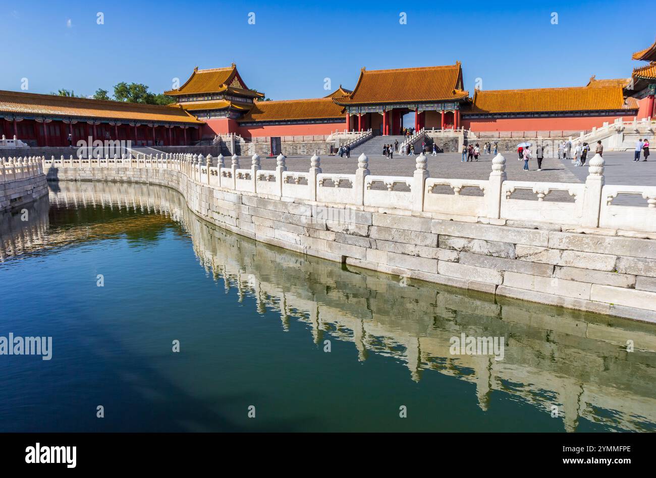 Inner Golden Water River in the Forbidden City in Beijing, China Stock ...