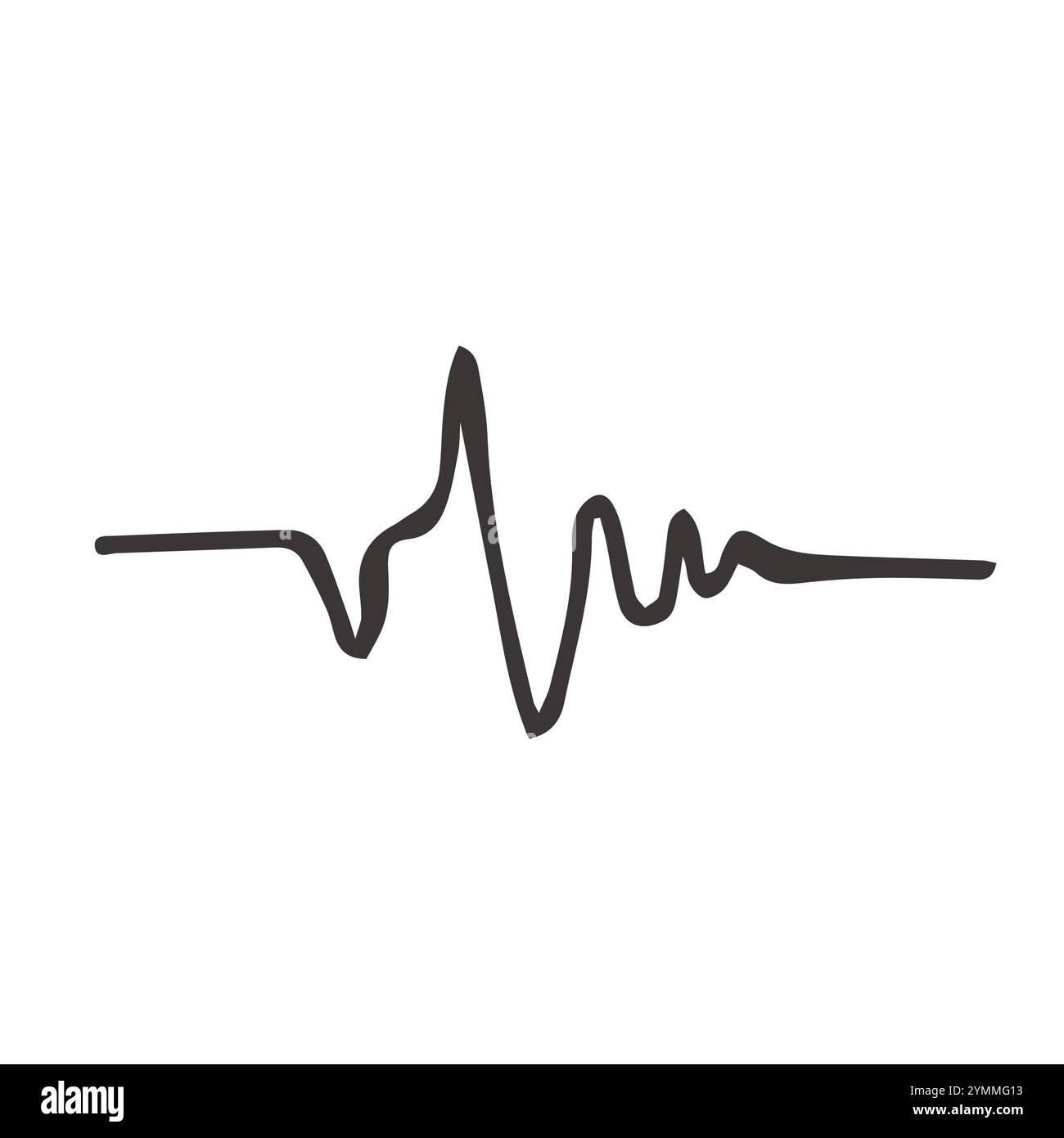Ecg ekg graph chart Cut Out Stock Images & Pictures - Alamy