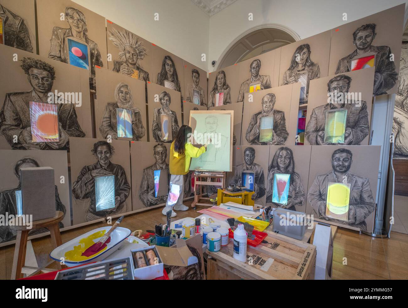 Somerset House, London, UK. 22nd Nov, 2024. Es Devlin's new exhibition ...