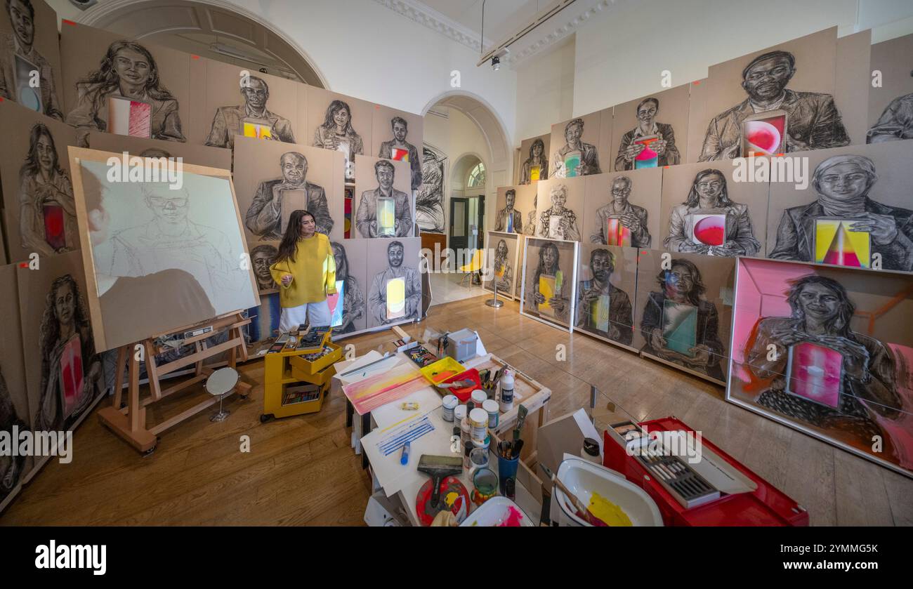 Somerset House, London, UK. 22nd Nov, 2024. Es Devlin's new exhibition ...