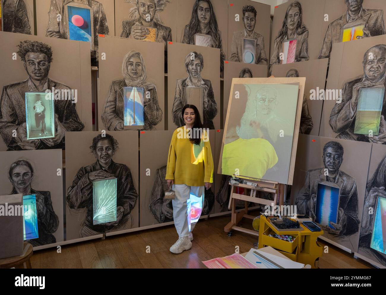 Somerset House, London, UK. 22nd Nov, 2024. Es Devlin's new exhibition ...