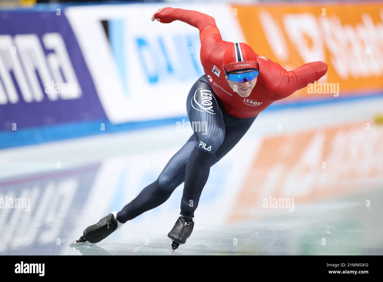 Nagano, Japan. 22nd Nov, 2024. Bjorn Magnussen (NOR) Speed Skating ...