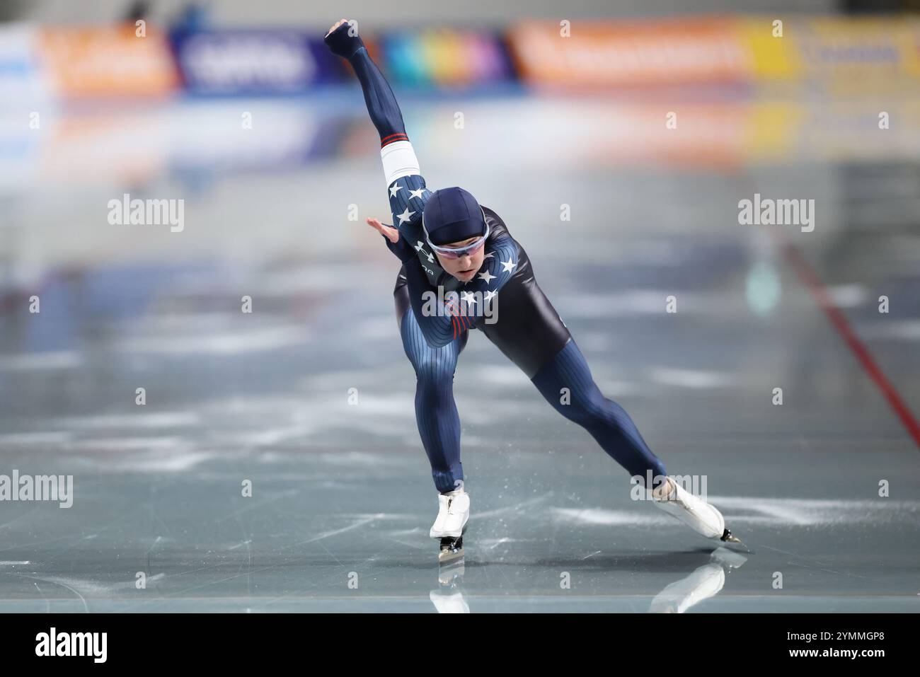 Nagano, Japan. 22nd Nov, 2024. Kimi Goetz (USA) Speed Skating : ISU ...