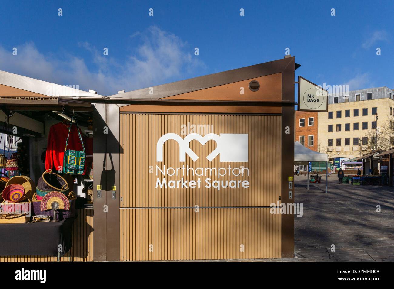 Market Square, Northampton, Northamptonshire, UK; reopened in October ...