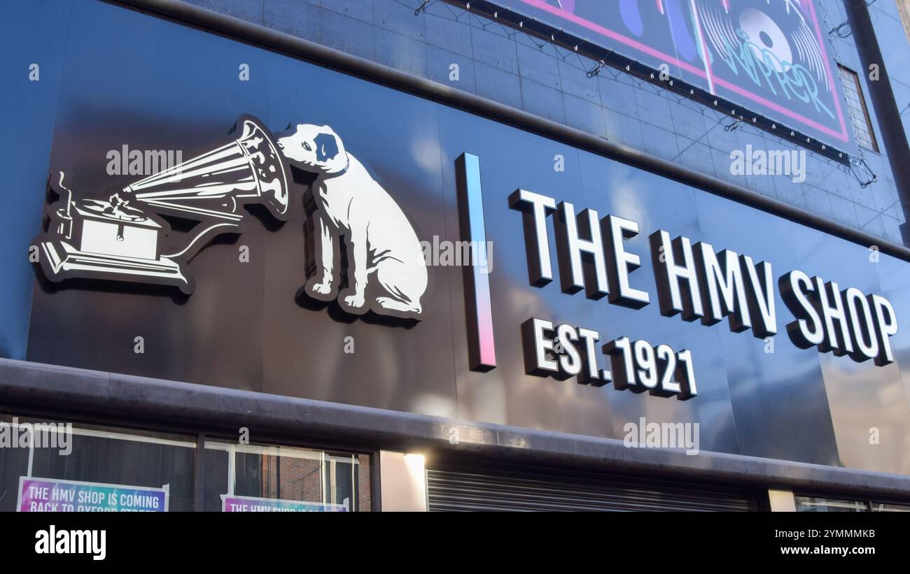 London, UK. 17th November 2023. The famous logo is unveiled as iconic ...